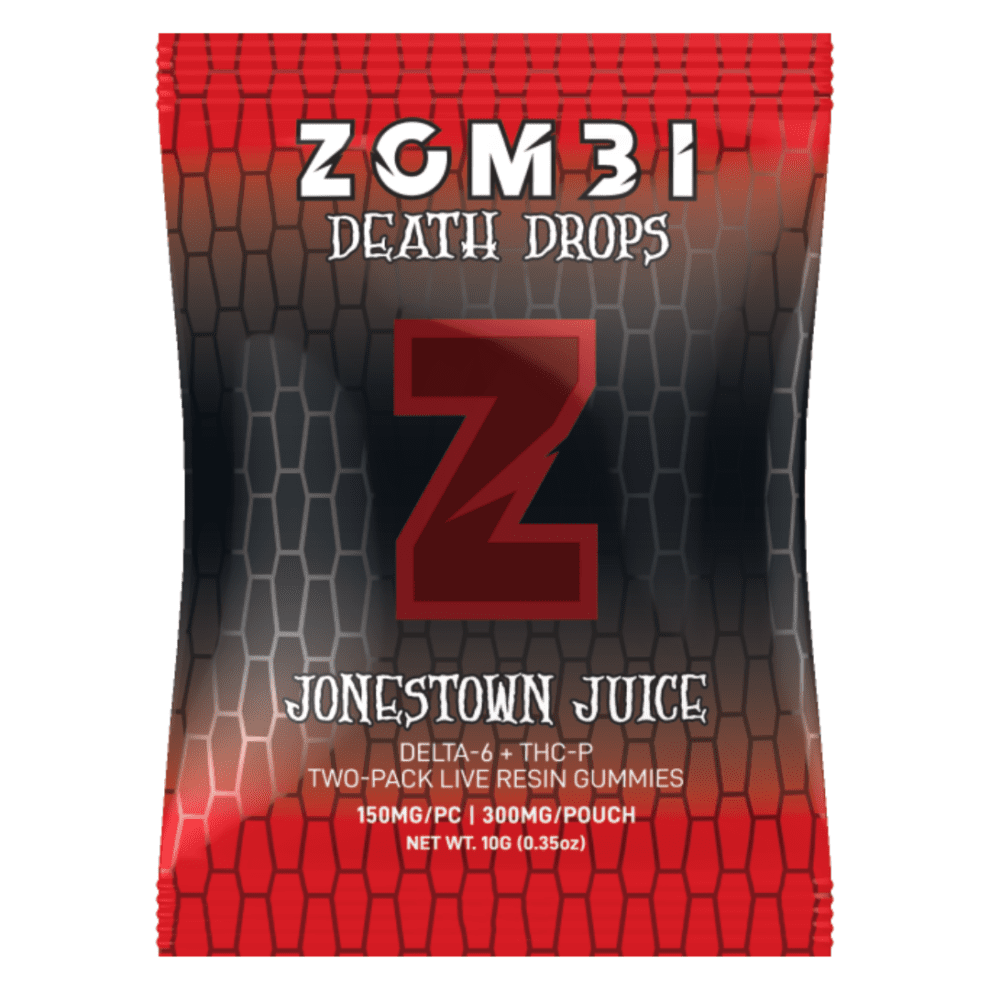 Shop Zombi Death Drops Gummies 150mg | D8 Gas