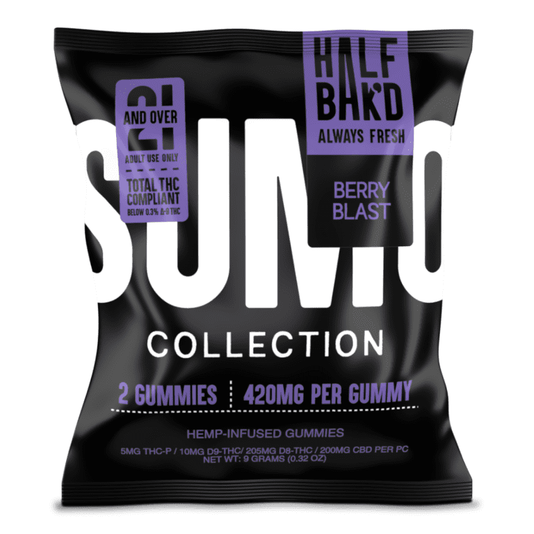 Half Baked Sumo Gummies 420mg | Sumo THC Gummies