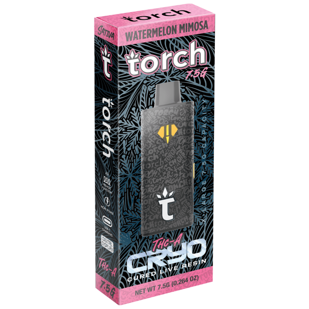 Torch THC-A Cryo Live Resin Disposable 7.5G - D8 Gas