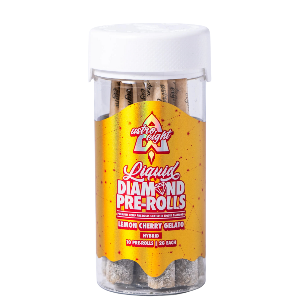Astro Eight THC-A Liquid Diamond Pre-Rolls 20G | 10ct - D8 GAS