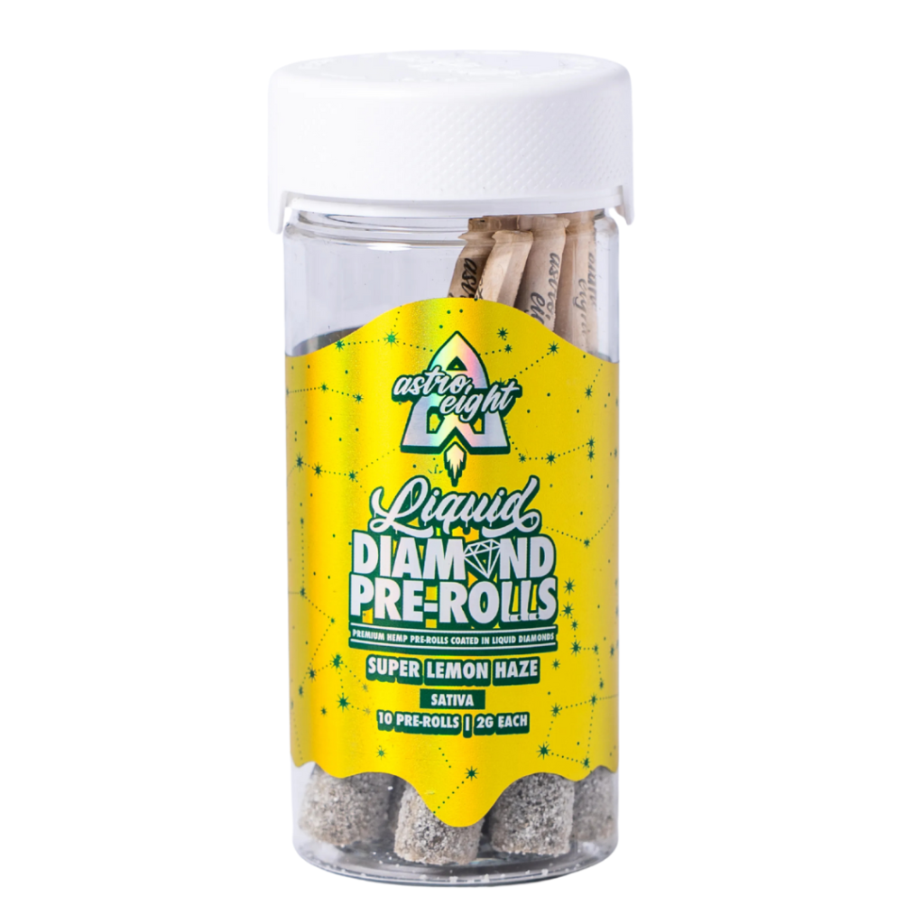 Astro Eight THC-A Liquid Diamond Pre-Rolls 20G | 10ct - D8 GAS