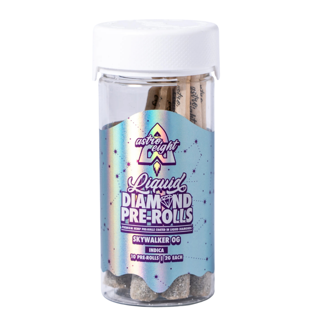Astro Eight THC-A Liquid Diamond Pre-Rolls 20G | 10ct - D8 GAS