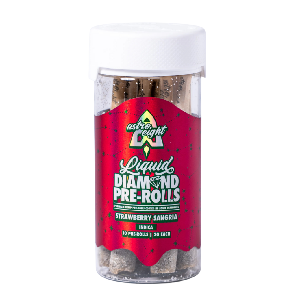 Astro Eight THC-A Liquid Diamond Pre-Rolls 20G | 10ct - D8 GAS