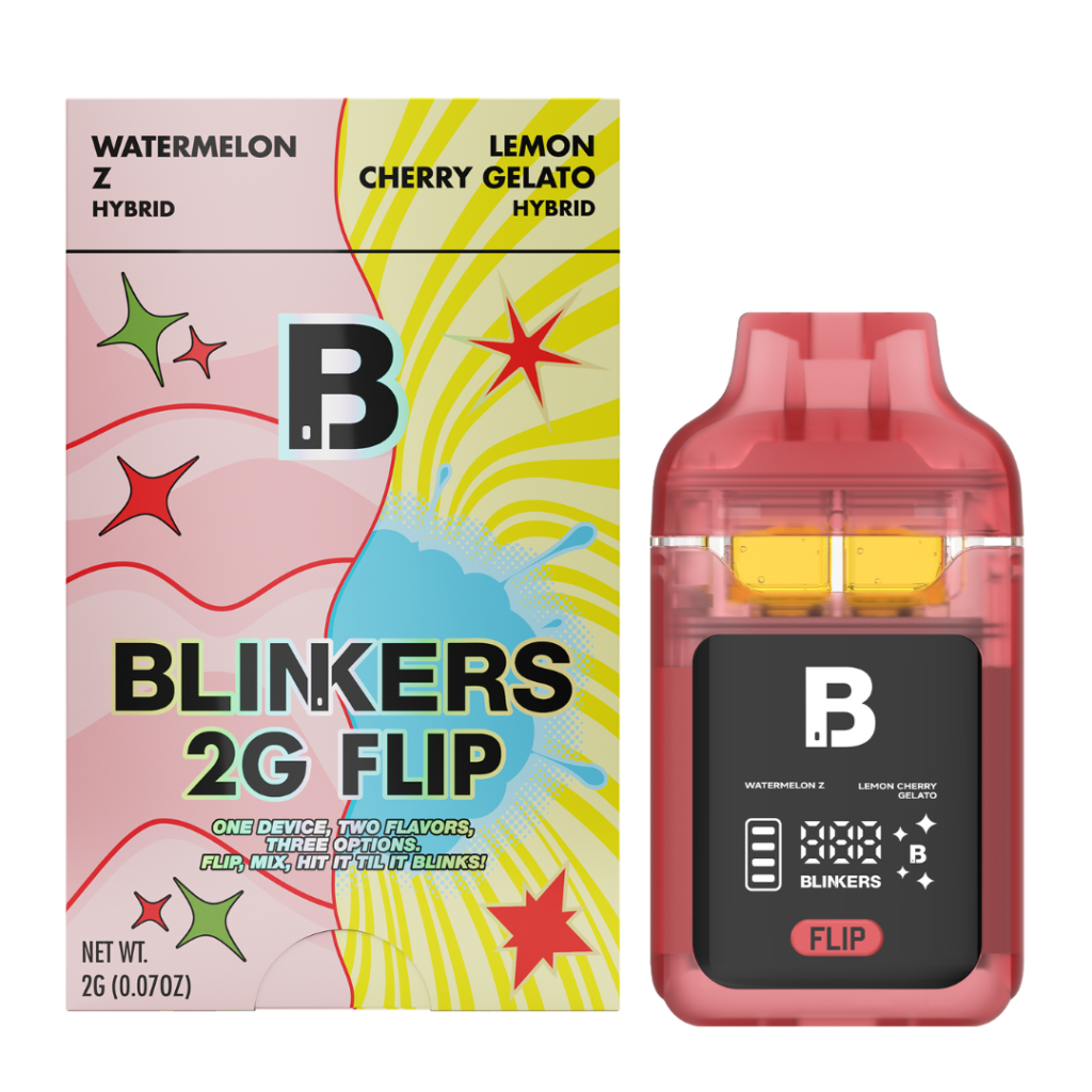 Blinkers 2G Flip Disposable Vape Cart - D8 Gas