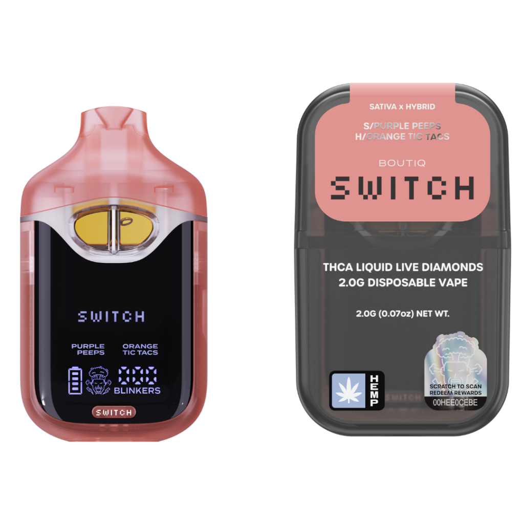 Boutiq Switch V4 THC-A Disposable 2G - D8 Gas