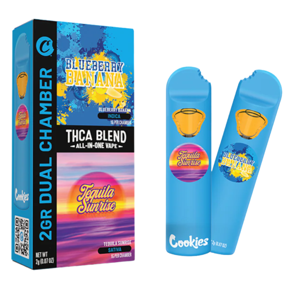 Cookies Dual Chamber THC-A Disposable Vape 2G - D8 Gas