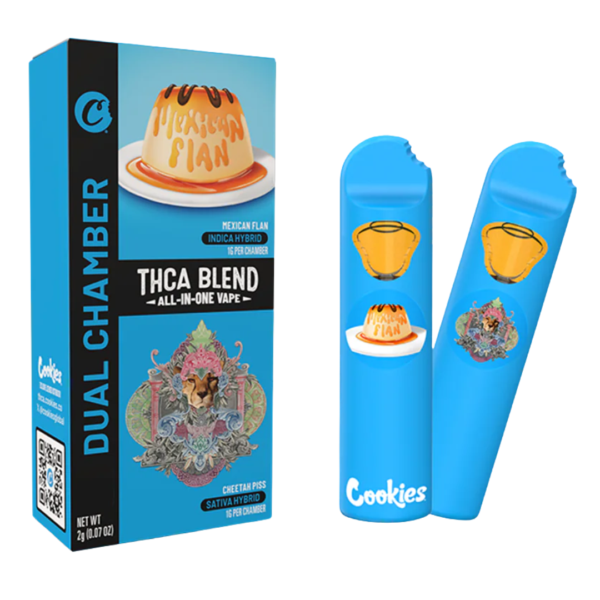 Cookies Dual Chamber THC-A Disposable Vape 2G - D8 Gas