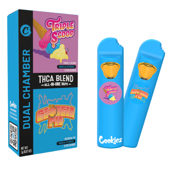 Cookies Dual Chamber THC-A Disposable Vape 2G - D8 Gas