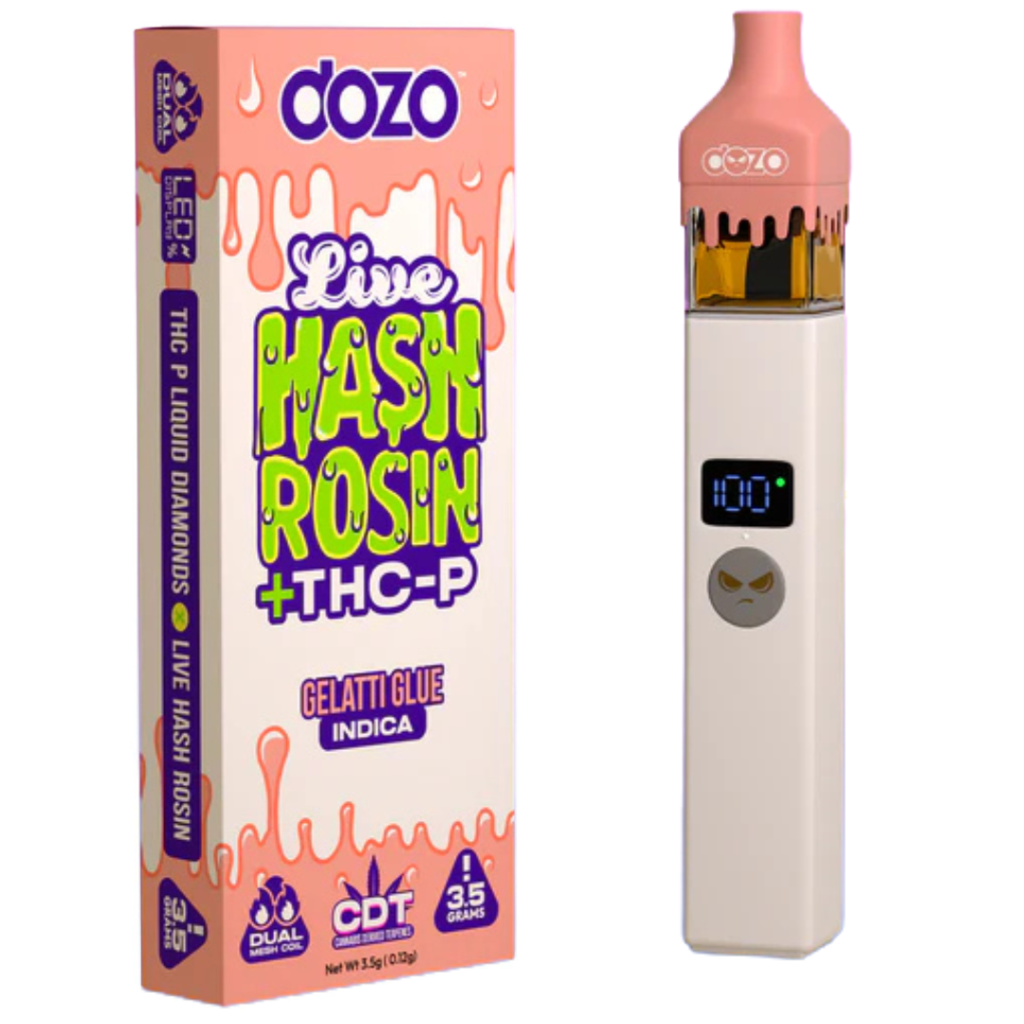 Dozo Live Hash Rosin THC-P Disposable Vape 3.5G - D8 GAS