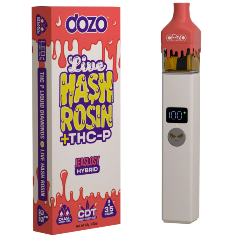 Dozo Live Hash Rosin THC-P Disposable Vape 3.5G - D8 GAS
