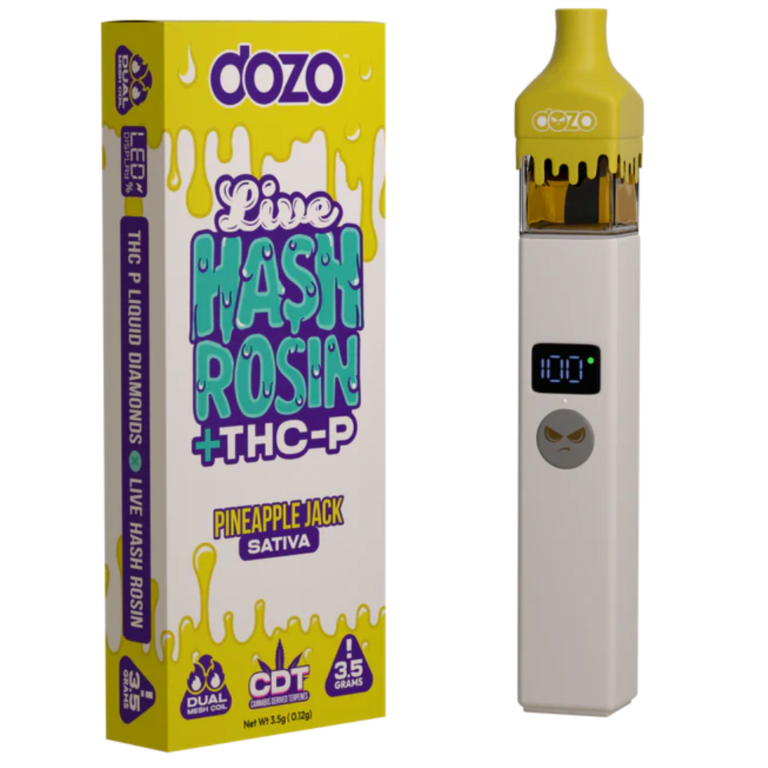 Dozo Live Hash Rosin THC-P Disposable Vape 3.5G - D8 GAS