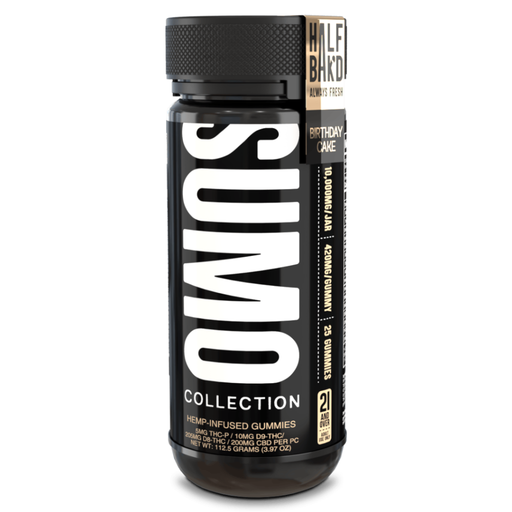 Buy Half Bak'd Sumo Gummies 10000mg - D8 Gas