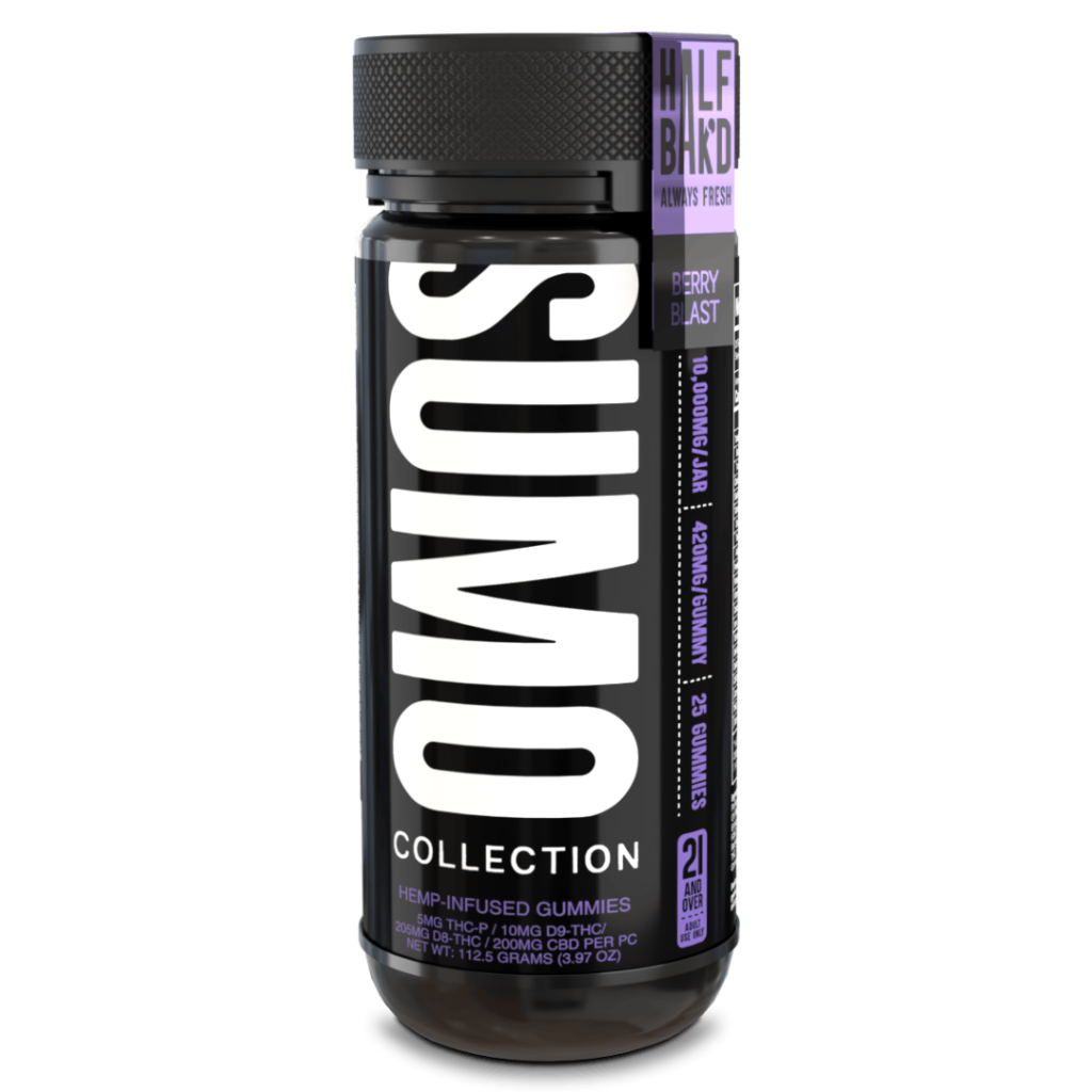 Buy Half Bak'd Sumo Gummies 10000mg - D8 Gas