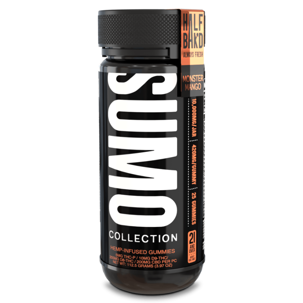 Buy Half Bak'd Sumo Gummies 10000mg - D8 Gas