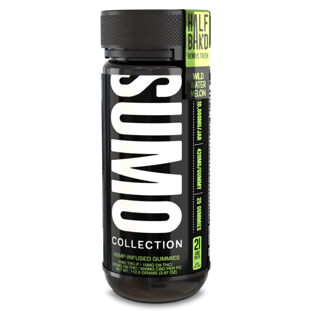 Buy Half Bak'd Sumo Gummies 10000mg - D8 Gas