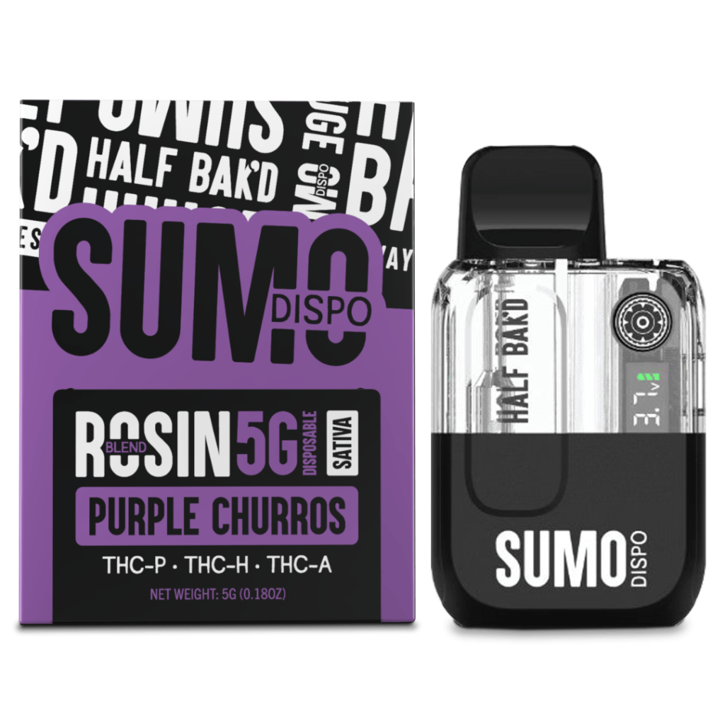 Half Bak'd Sumo Rosin Blend Disposable 5G - D8 Gas