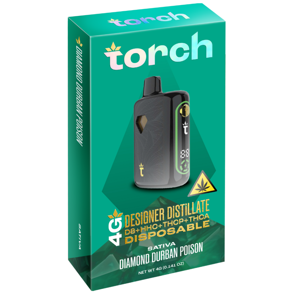 Torch Designer Distillate Disposable 4G - D8 Gas