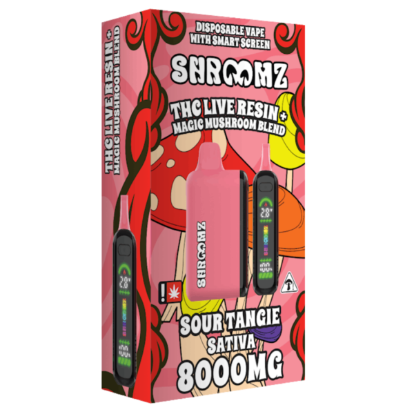 Shroomz THC Live Resin Mushroom Disposable Vape 8G - D8 GAS